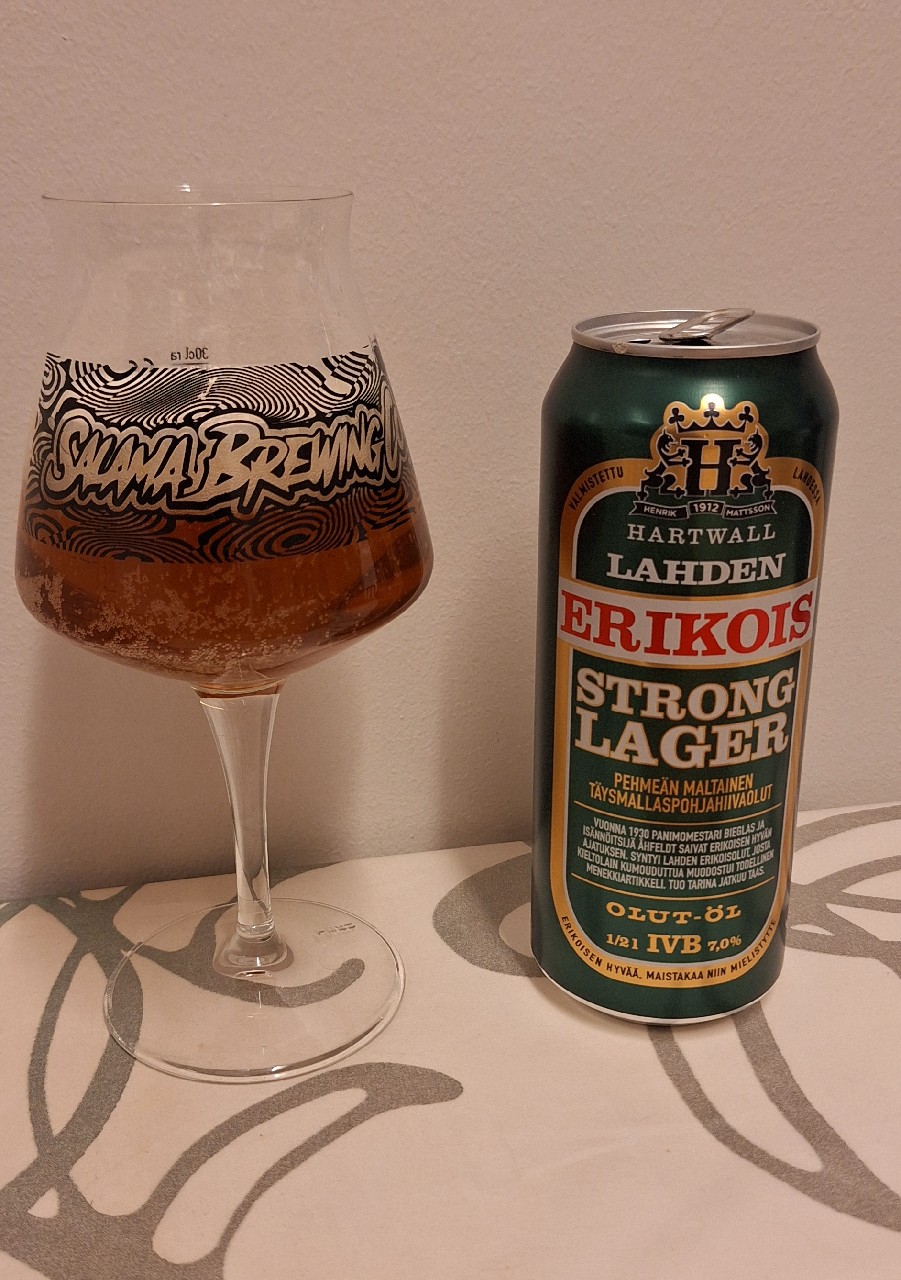 Lahden Erikois Strong Lager 7.0% - Hartwall (Royal Unibrew) - Pint Please